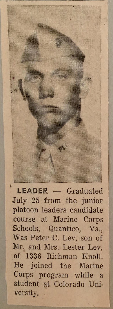 Peter Lev – Part 3: McKinley to the Marines - The History of Exum ...